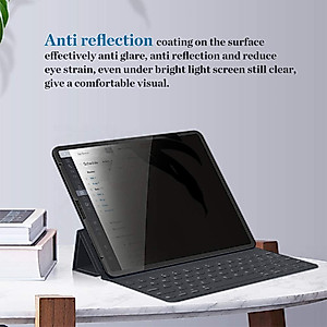 BERSEM Privacy Screen Protector Compatible with iPad Air 5th Generation 2022 / iPad Pro 11 Inch (2022 & 2021 & 2020 & 2018 Models) / iPad Air 4th Generation 2020, Anti Glare, Anti Spy