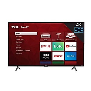 TCL 55S405 55-Inch 4K Ultra HD Roku Smart LED TV (2017 Model)
