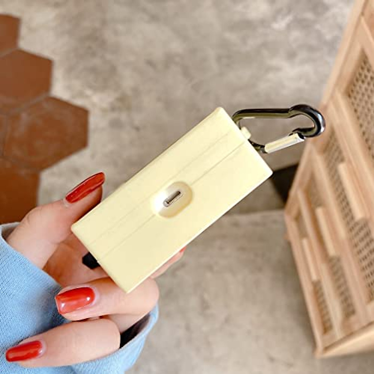 Retro Sound Silicone Earphone Case for AirPods Pro Case Wireless Headphone Protective Cover with Hook Gifts Suitable for Friends and Family (for airpods pro)