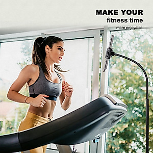 PHOPIK iPad Floor Stand, Height Adjustable, Heavy Duty Aluminum Alloy, Fits Devices 4.3-9.8 Inches, Stable Tablet Holder for Home, Office, Classroom