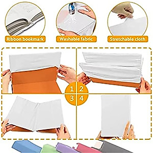 TOADDITDO Butterfly Book Cover Protector for Students Teachers School Supplies Stationary Notebook Protective Book Pouch 9x11 Inch Textbook Cover