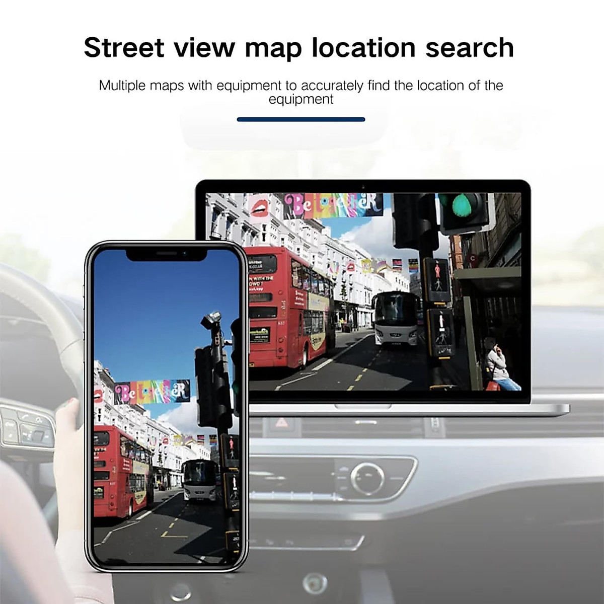 TODKISS GPS Tracker for Vehicles Strong Magnetic Car Vehicle Tracking Anti-Lost, 2023 New Multi-Function GPS Mini Locator, Monitoring for Professional Vehicles, Black