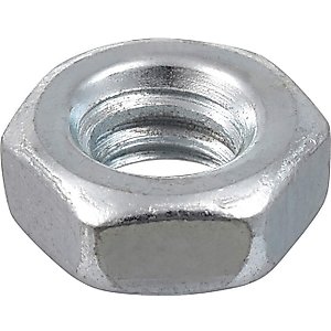Hillman 140021 Hex Machine Screw Nut,10-24,100-Pack, zinc