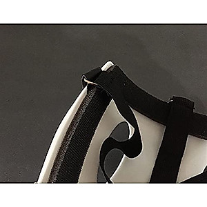 UIZPR Halloween Party Anime white Smile Mask Cosplay Costume Props Resin Masks adult size (White)