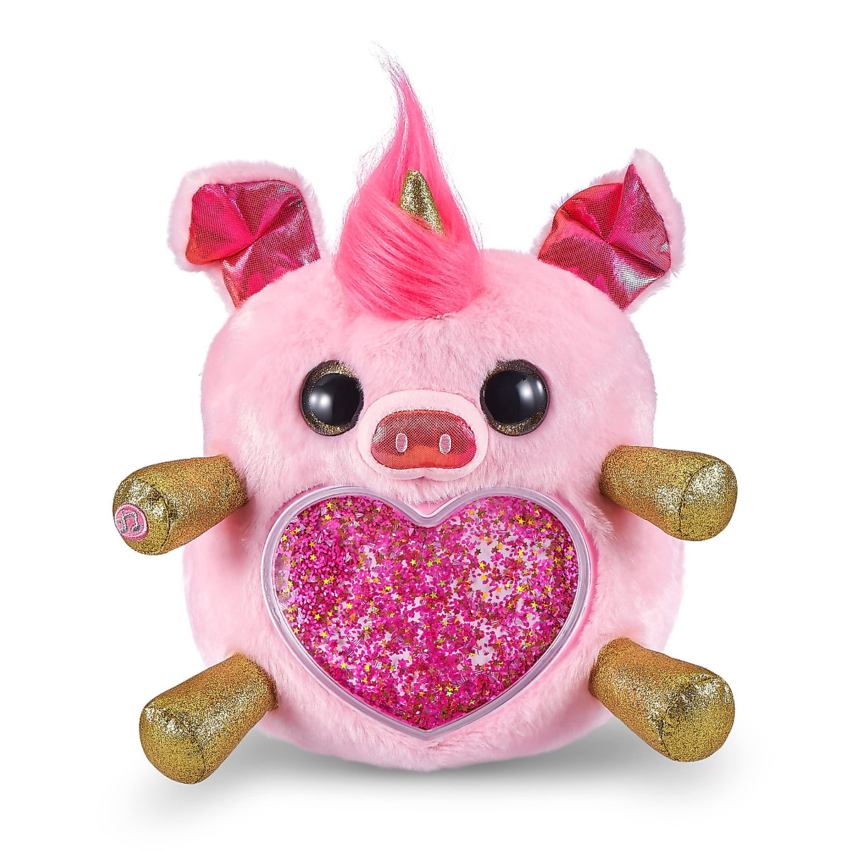 Rainbocorns Jelly Shake Surprise Series 2 Pig by ZURU Cuddle Plush Scented Stuffed Animal, Slime Mix, Talkback Feature and More, Ages 3+ (Pig)