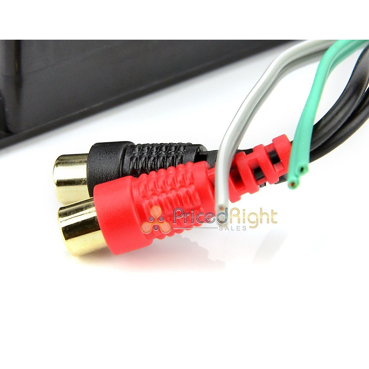 RCA Power Amp Low Level Jack Adapter Line Output Converter Car Stereo Audio