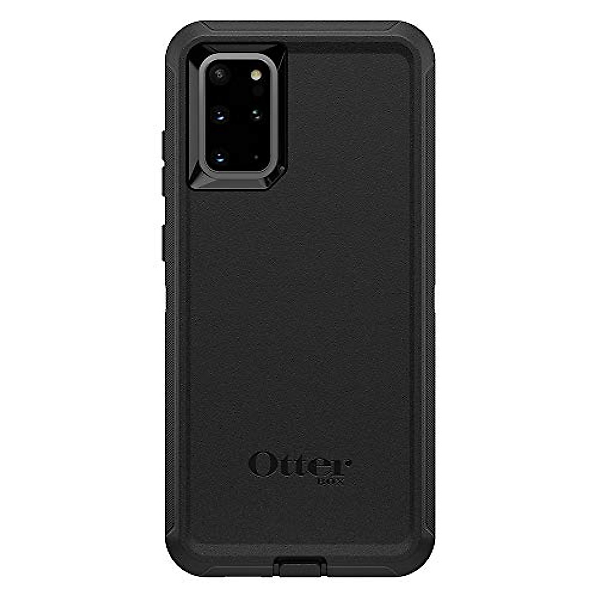 OtterBox Galaxy S20+/Galaxy S20+ 5G (ONLY - Not compatible with any other Galaxy S20 models) Defender Series Case - BLACK, rugged & durable, with port protection, includes holster clip kickstand