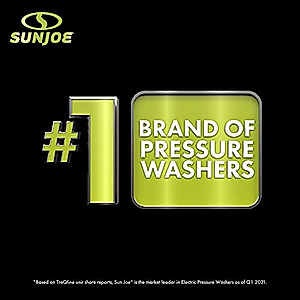 Sun Joe SPX1000 1450 PSI 1.45 GPM 11.5-Amp Electric Pressure Washer, Green