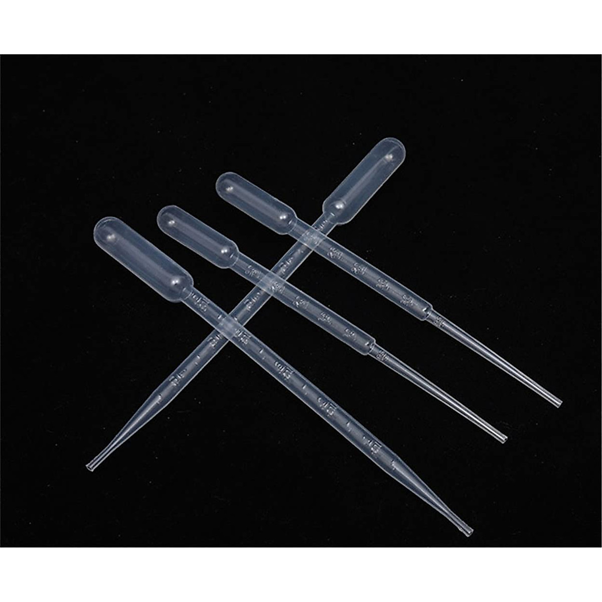 50Pcs 3Ml Transfer Pipette Graduated Dropper Convenient