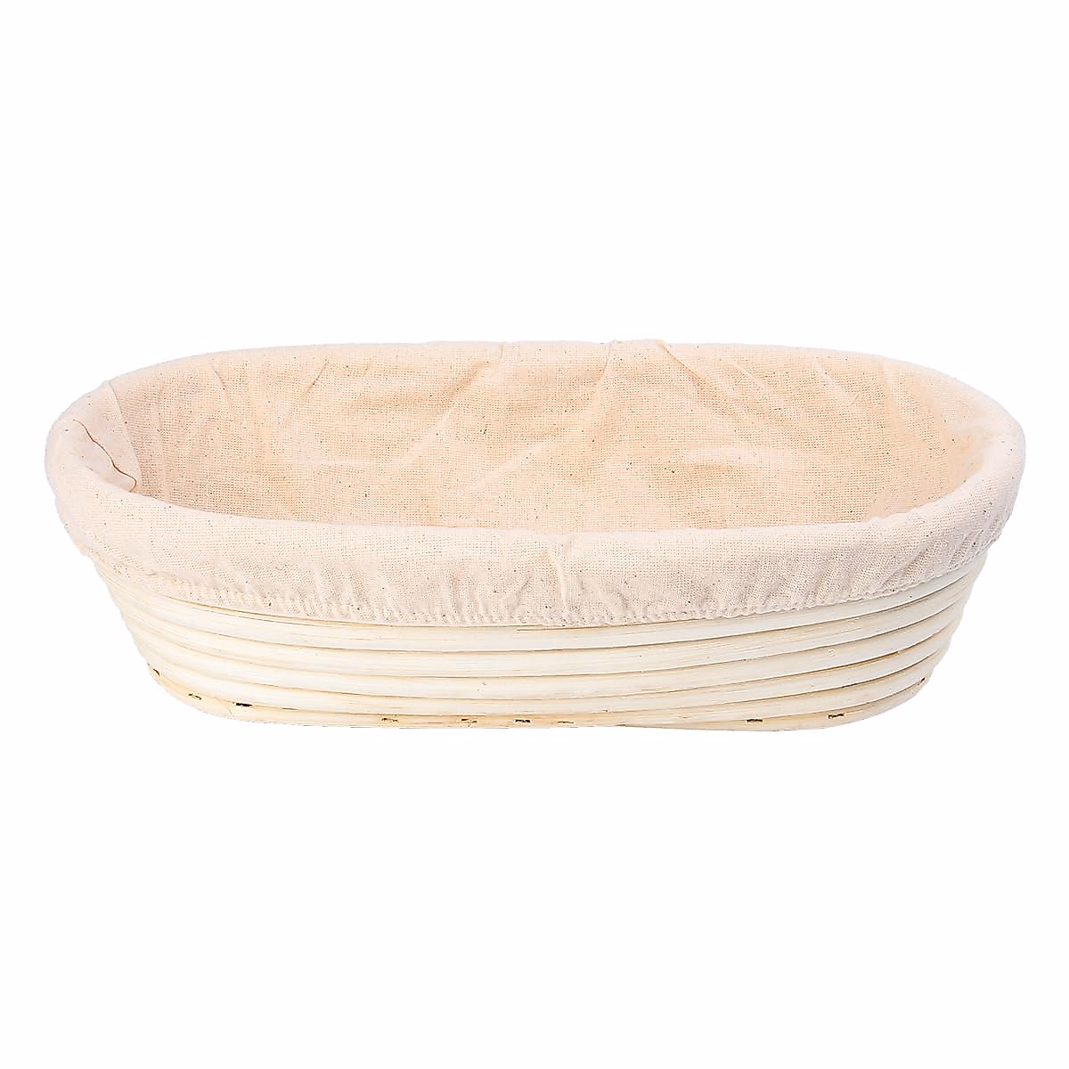 Bread Proofing Basket Oval Shaped: Basket Sourdough Proofing Baskets Oval Proofing Bowls with Liners for Professional Home Artisan Sourdough Bread Baking Supplies