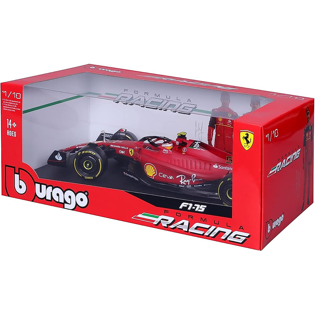 Bburago 1:18 SFR Ferrari 2022 Season Car