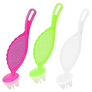 DEFUTAY Rice Washing Stick Tool，3 PCS Multifunctional Rice Washers,Stirring Rice Washer(Red+Green+White）