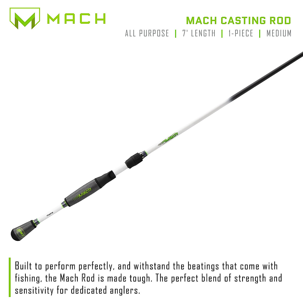 Lew's Mach 2 Rod Series 6'-2 Medium Spinning Rod