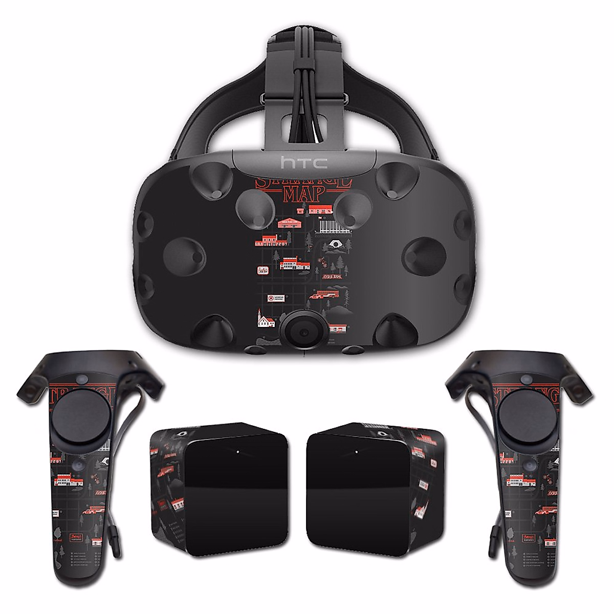 MightySkins Skin Compatible with HTC Vive Full Coverage - Strange Map | Protective, Durable, and Unique Vinyl Decal wrap Cover | Easy to Apply, Remove, and Change Styles | Made in The USA