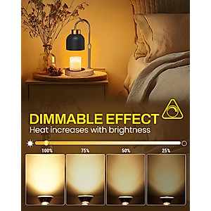 TobeBright 4 Pack GU10 Candle Warmer Lamp Bulb 25W, 120V Wax Warmer Light Bulb MR16 GU10 Scentsy Light Bulbs Dimmable NP5 Replacement Bulb for Candle Warmer Wax Melt Warmer Warm White 2800K