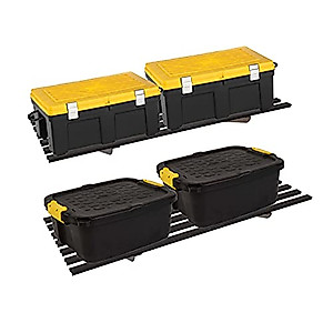 TPSHKE 2 Pack 36in x 15.7in Garage Wall Shelving, 700 lbs Heavy Duty Wall Mounted Floating Shelves, 6 ft