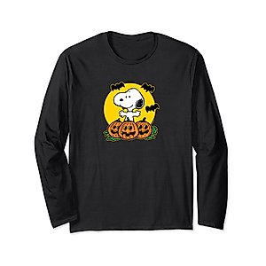 Peanuts - Snoopy Pumpkin Patch Halloween Long Sleeve T-Shirt