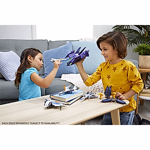 Mattel Disney and Pixar Lightyear Hyperspeed Series Mini Action Figure & Toy Vehicle Set, Buzz Lightyear & XL-01 Spaceship, 7-inch Vehicle