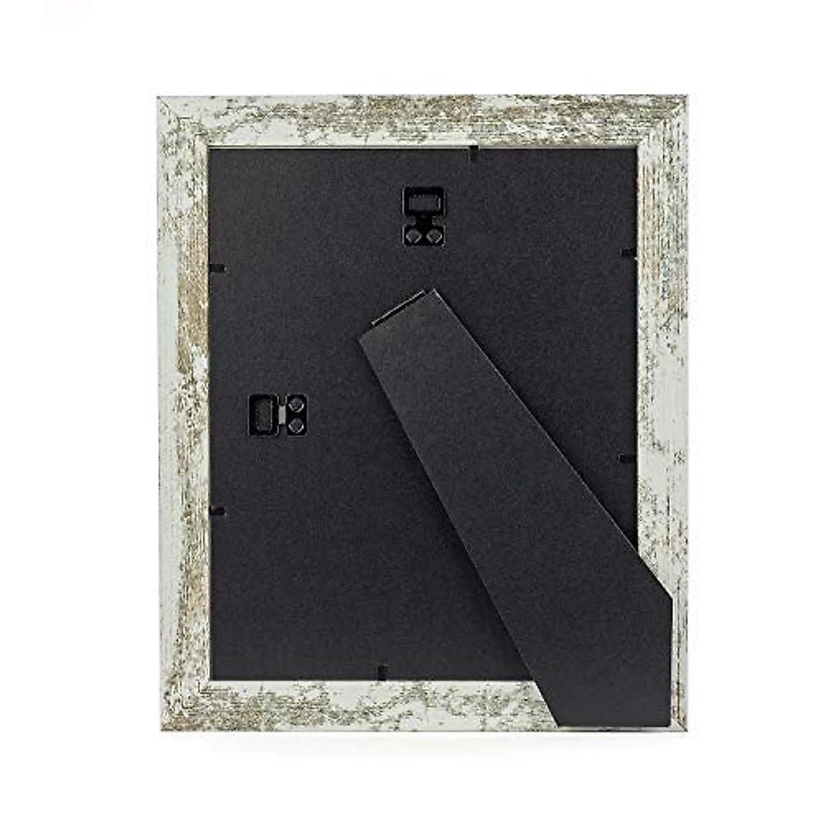kennethan White 8x10 Picture Frame can Display 5x7 Picture with Mat or 8x10 Photo Without Mat on the Wall