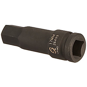 Sunex 26499 1/2-Inch Drive 17-Mm Hex Impact Socket