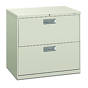 HON 672LQ 600 Series 30-Inch by 19-1/4-Inch 2-Drawer Lateral File, Light Gray