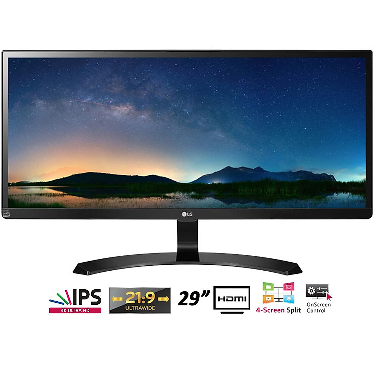 LG 29UM59A-P 29-Inch IPS WFHD 2560 x 1080 Ultrawide Monitor (2017) Bundle with Elite Suite 18 Standard Editing Software Bundle and 1 Year Extended Warranty