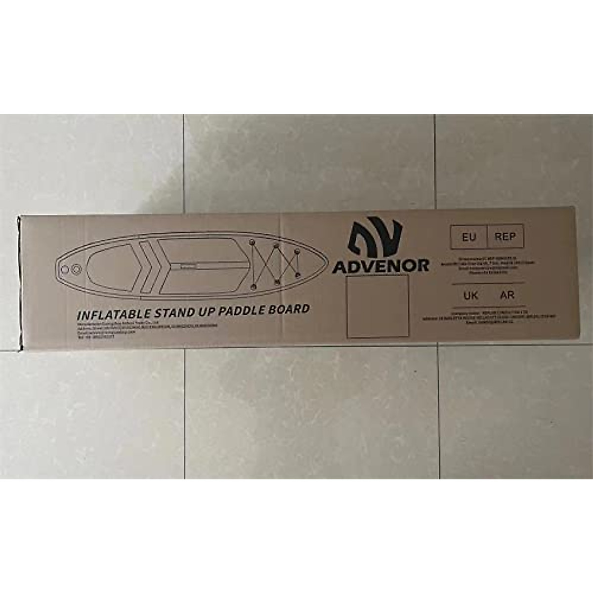 ADVENOR Paddle Board 11'x33 x6 Extra Wide Inflatable Stand Up with SUP Accessories Including Adjustable Paddle,Backpack,Waterproof Bag,Leash,and Hand Pump,Repair Kit (Green)