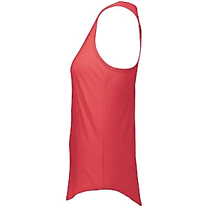Augusta Sportswear Girls Lux Tri-Blend Tank, Red Heather, L