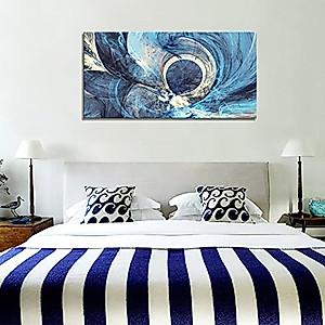 YYYYHPP YP1262 Abstract Wall Art Modern Minimalist Abstract Canvas Painting Blue Canvas Wall Art Print Painting for Wall Decor Home Decor