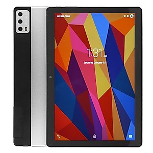 10 Inch Android 10 Tablet, 5G WiFi Tablet PC, Octa Core 4G RAM 128G ROM, IPS HD Touch Screen, 3G Network, 5MP+8MP Camera, Dual SIM Slot, 6000mah Battery