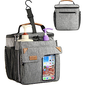 RelaxScene Shower Caddy Portable for College Dorm Room - Hanging Shower Toiletry Bag Tote with Phone Holder, Shower Bag for Gym Travel Camping, Bathroom Essentials