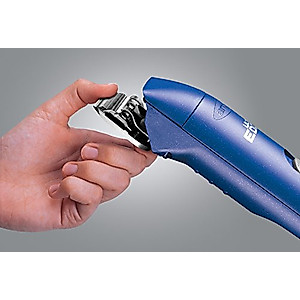 Andis – 23275, Ultra Edge Detachable Blade Clipper - Super 2-Speed Rotary Motor with Minimal Noise, 3400-4400 Strokes per Minute, Includes 14-Inch Heavy-Duty Cord – for Dogs, Coats & Breeds, Blue