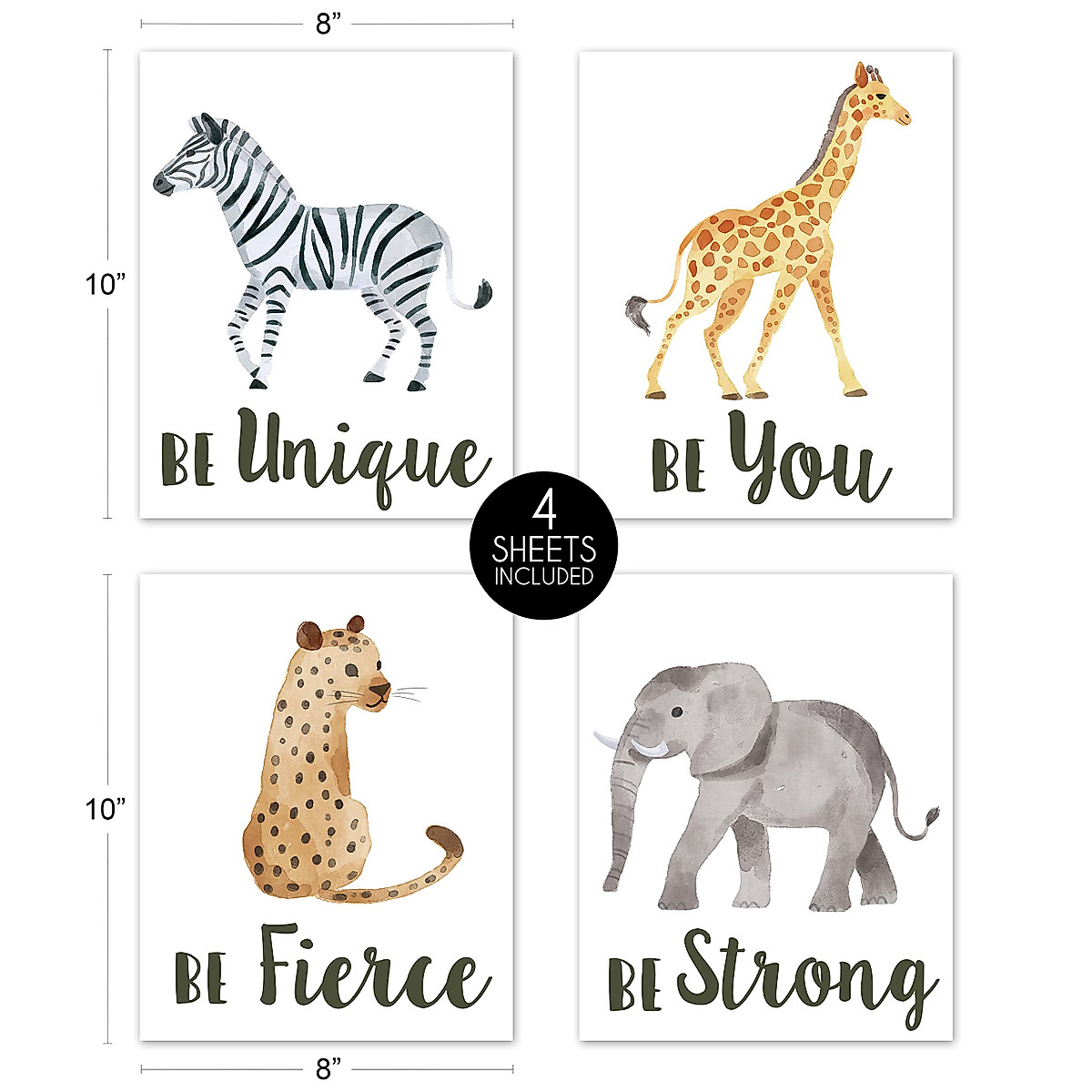 Sweet Jojo Designs Blush Pink, Gold, Grey and White Star and Moon Wall Art Prints Room Decor for Baby, Nursery, and Kids for Celestial Collection - Set of 4 - Shoot for the Stars