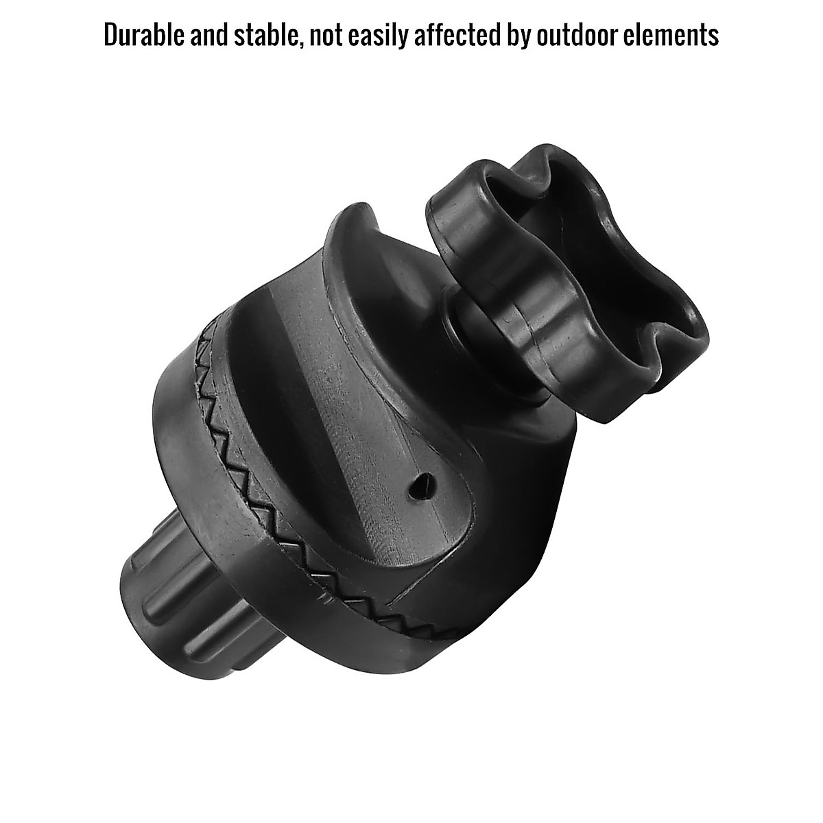 2 Pcs Garden Swing Plastic Fittings, Swing Frame Plastic Fitting Match Diameter 2.2cm Swing Chair Frame Interface