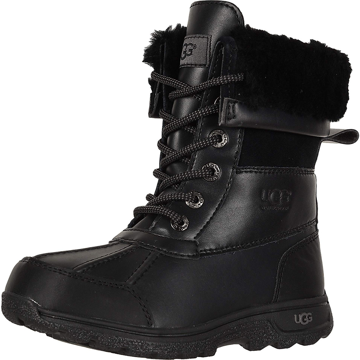 UGG Unisex-Child Butte Ii Cwr Boot, Black, 02