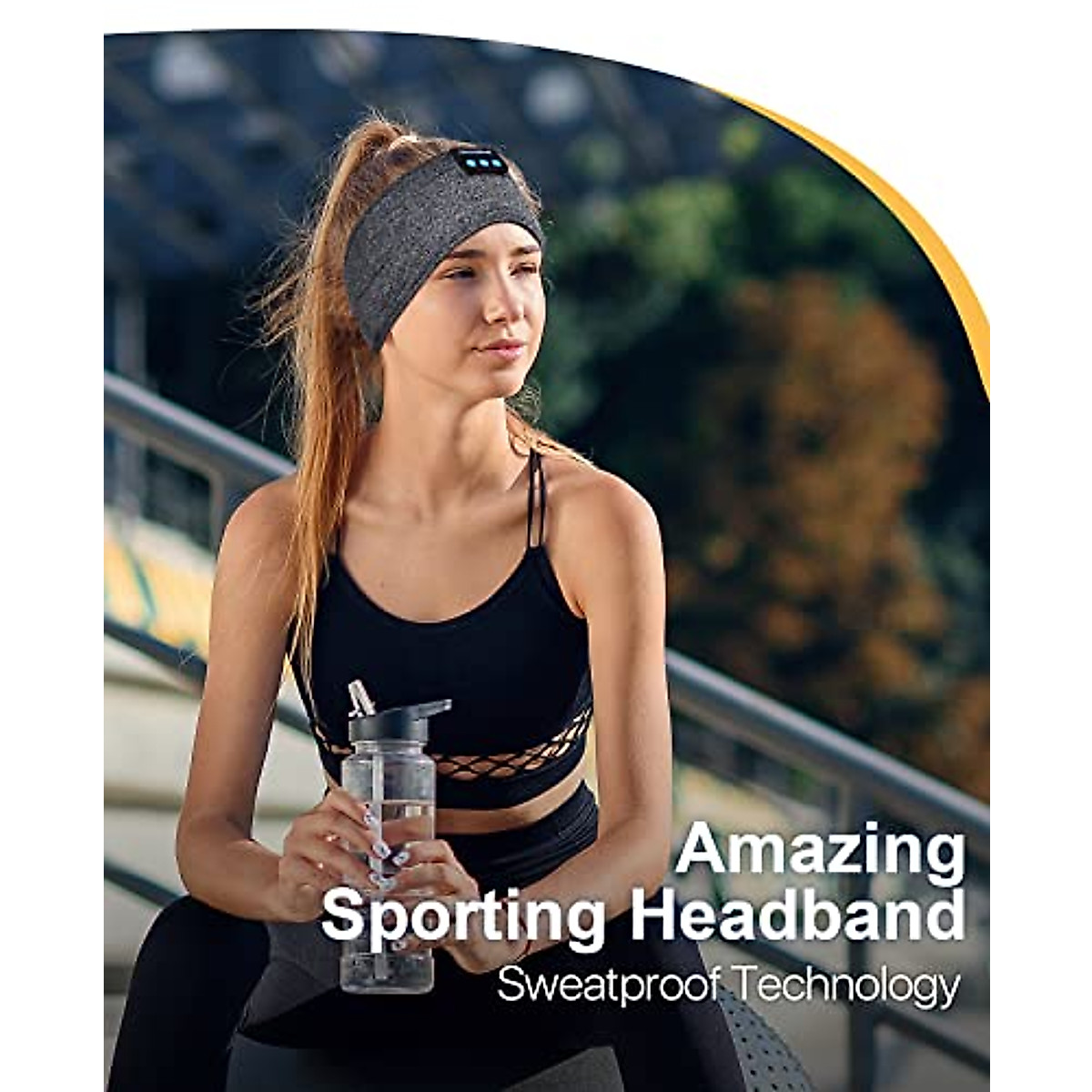 ASMRBAND Sleep Headphones Wireless Sleeping Headband Sleeping Headphones for Side Sleepers, Christmas Stocking Stuffers Birthday Gifts for Women Men