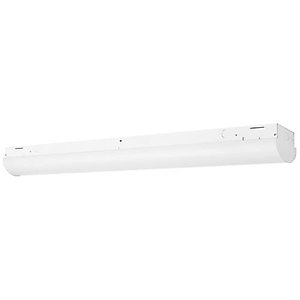 Sunlite 85474 3-Foot LED Linear Strip Light Fixture, 20 Watts, 120-277 Volts, Dimmable, 50,000 Hour Life Span, 3500K Neutral White, 82 CRI, Surface Mount, Steel Body, UL & DLC Listed