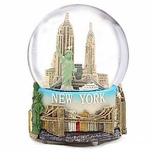 Musical New York City Snow Globe Skyline NYC [6 Inches]