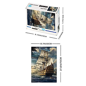 Dxles 1000 Piece Jigsaw Puzzle, The Great Voyage Puzzle for Adults and Kids Children Educational Toys (The Great Voyage)