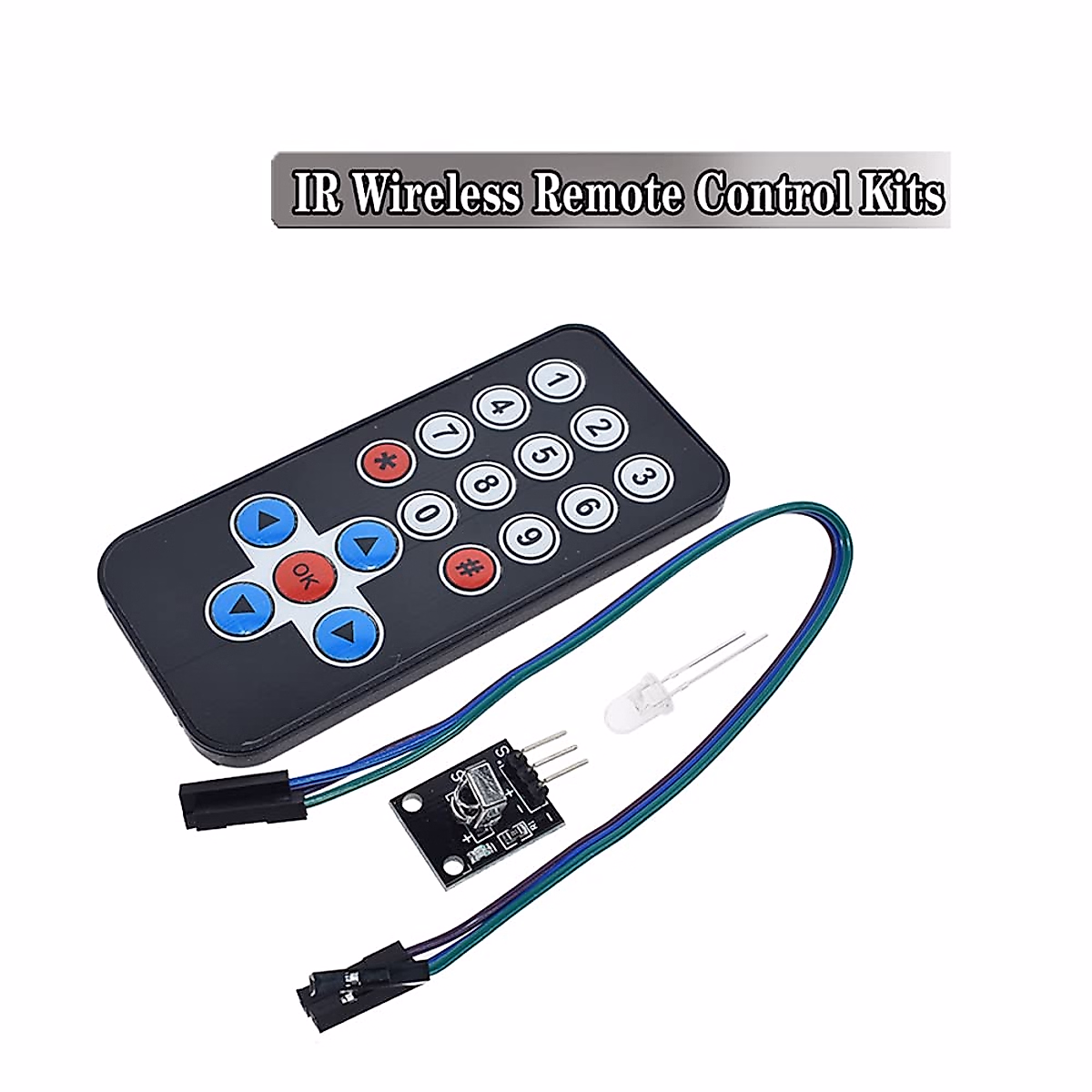 1pc Remote Control Module Kits DIY Kit HX1838 Suitable for arduino Raspberry Pi