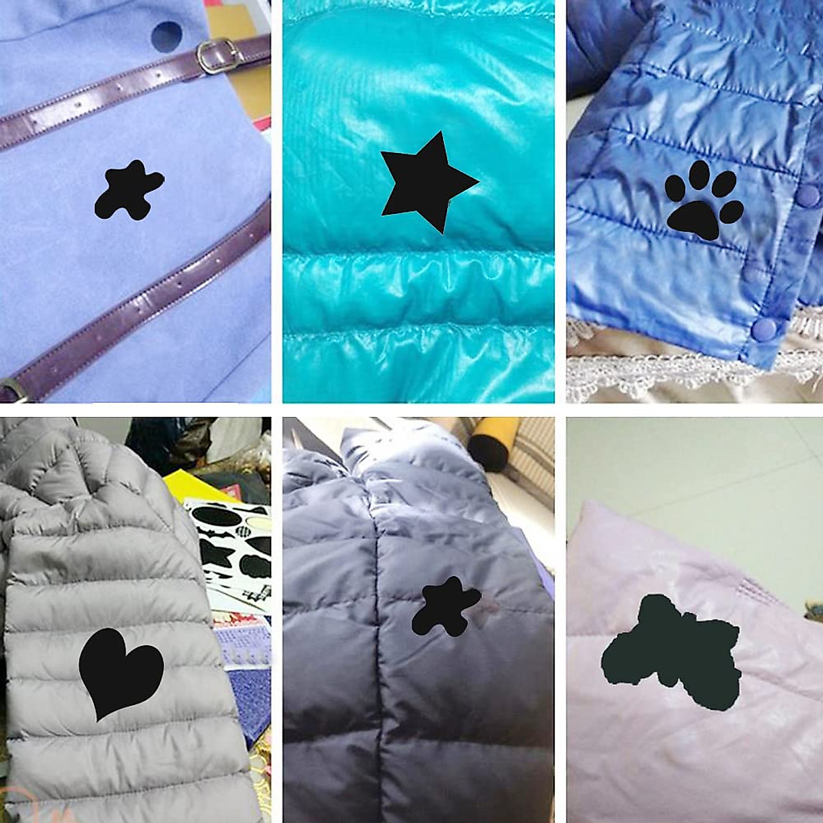 8Pcs Nylon Repair Patches, Self-Adhesive and Waterproof, Lightweight Repair Patches for Clothing Down Jacket Tent Clothes Bag (20 x10 cm)