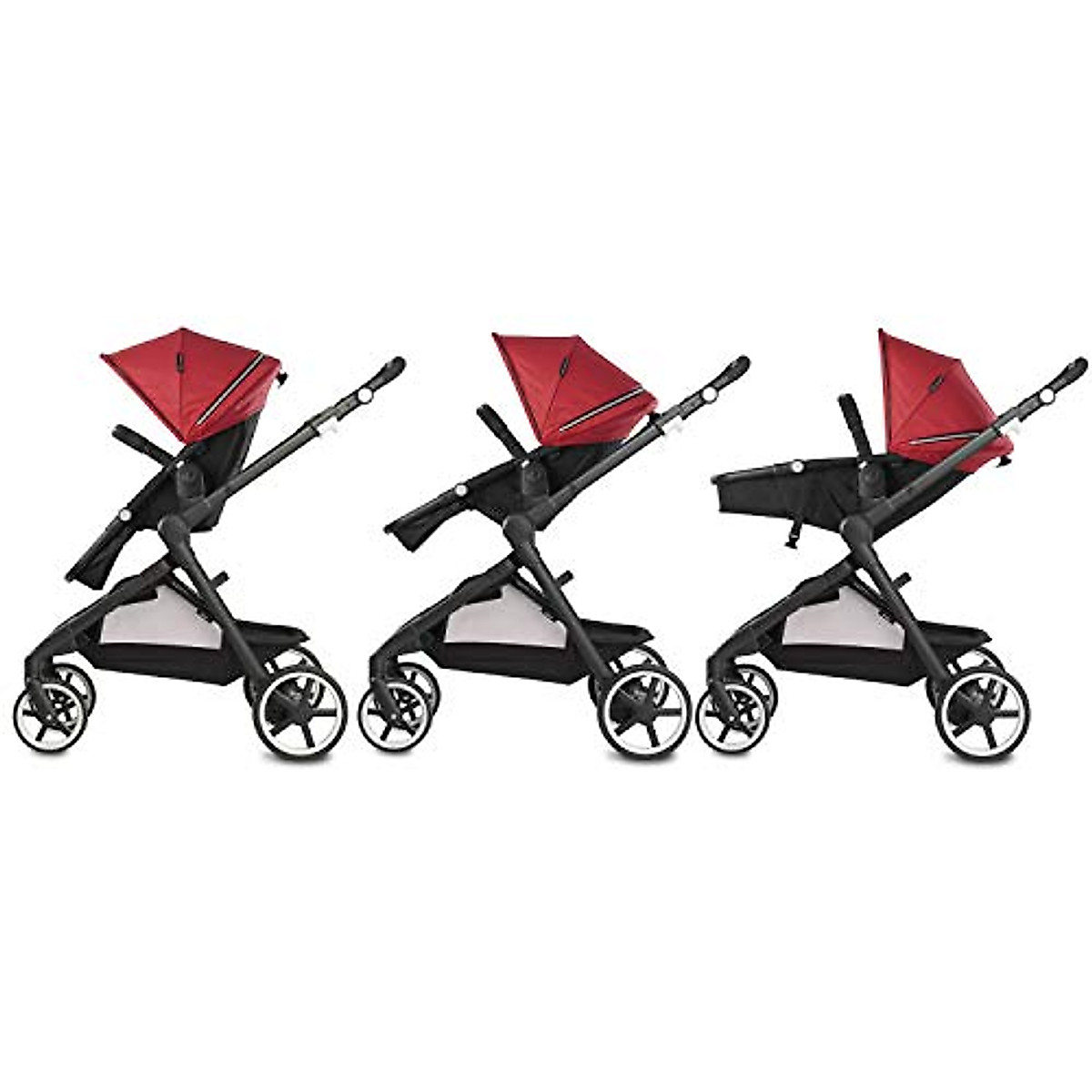 Evenflo Gold Pivot Xpand Travel System Securemax Garnet