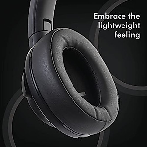 PowerLocus Active Noise Cancelling Headphones, Bluetooth Over-Ear Headphones with Noise Reduction, 70Hrs Playtime, Wireless Headphones, Hi-Fi Deep Bass, Foldable with Microphone for Phones/Laptops/PC