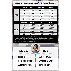 PRETTYGARDEN Women's Color Block 2 Piece Tracksuit Crewneck Long Sleeve Tops Long Sweatpants Outfits Lounge Sets(Black,Small)