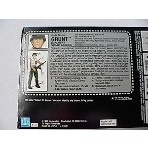 G.I. Joe Basic Training Grunt 12" Action Figure Hall of Fame