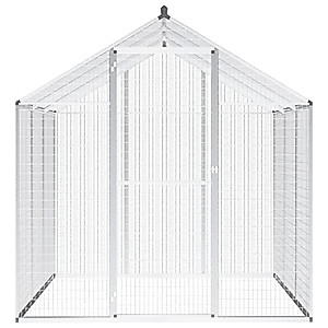 vidaXL Outdoor Aviary Aluminium 72"x70.1"x76.4"