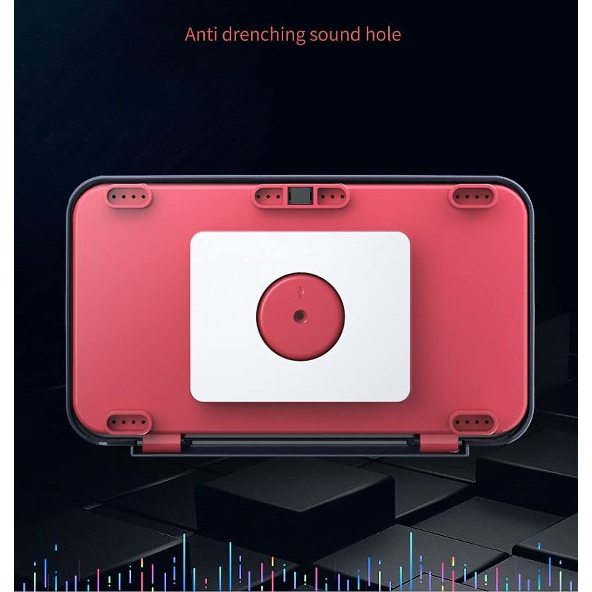 BORXJNM Waterproof Shower Phone Holder 180° Rotation,Wall Mount Shower Phone Case for Shower Bathroom Bathtub Kitchen,Universal Shower Accessories,Compatible with 4" - 7" Cell Phones (Black)