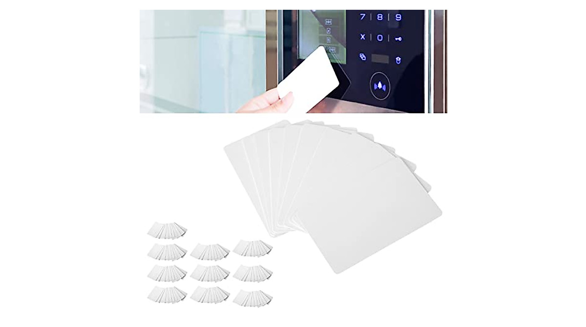 125kHz Contactless EM4100 RFID Cards - 100 Pack for Access Control