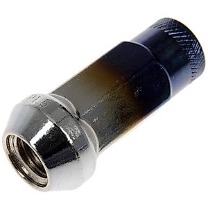 Dorman 713-385T Ti-Blue Open End Knurled Wheel Nuts Compatible with Select Models, 20 Pack