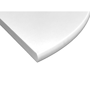 Threshold.Shop 18 Inch Super White Engineered Marble Corner Shower Seat Bathroom Caddy, Wall Mounted Shower Shelf, Classic Flatback Design